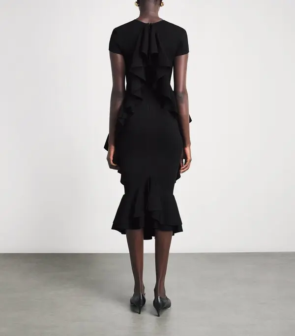 Jacquemus Knitted Ruffle Poisson Dress