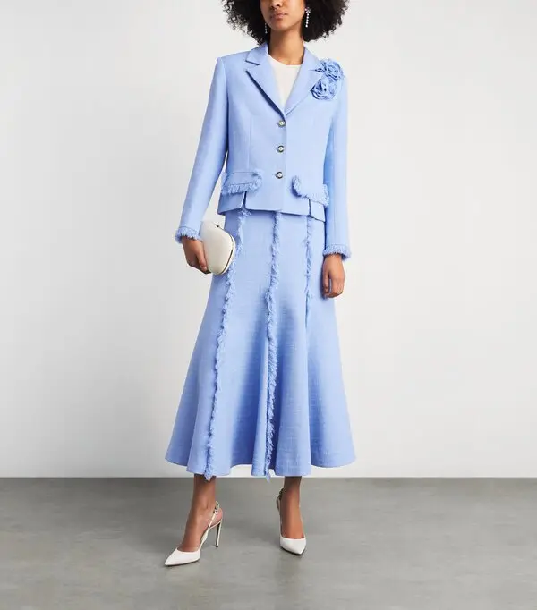 Huishan Zhang Tweed Isobel Blazer