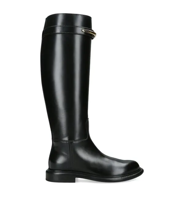 Givenchy Leather Pinch Riding Boots