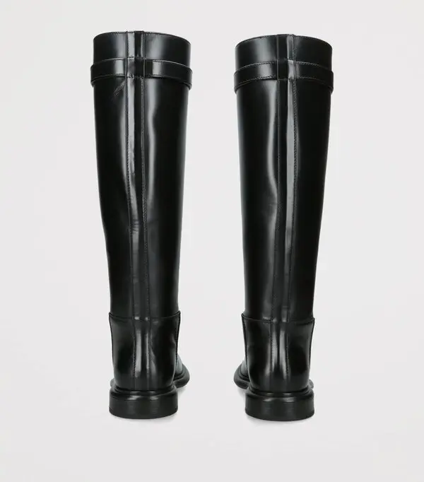 Givenchy Leather Pinch Riding Boots