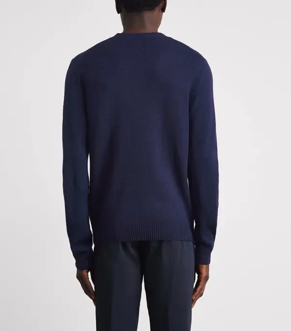 Corneliani Virgin Wool-blend Crew-neck Sweater