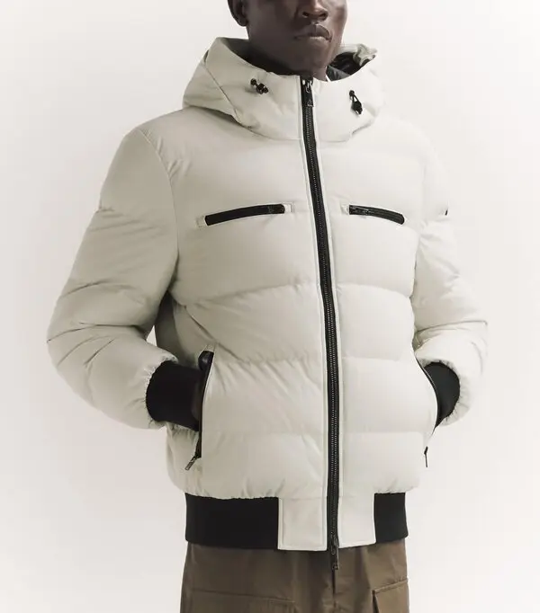 Moose Knuckles Down Soho Bomber Jacket