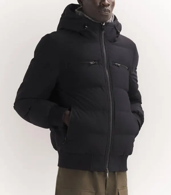 Moose Knuckles Down Soho Bomber Jacket