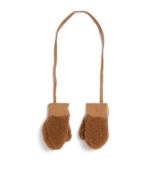 BINIBAMBA Merino Wool Bruno Mittens - Brown
