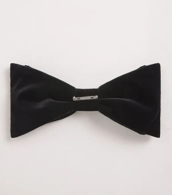 Khaite Velvet Enid Bow Brooch