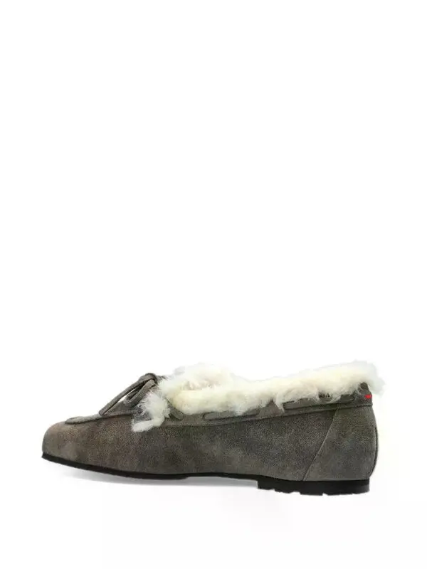 AeydĒ Jasper Shearling-trim Loafers