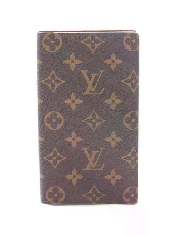 LOUIS VUITTON 2010 Columbus Monogram Bi-fold Long Wallet