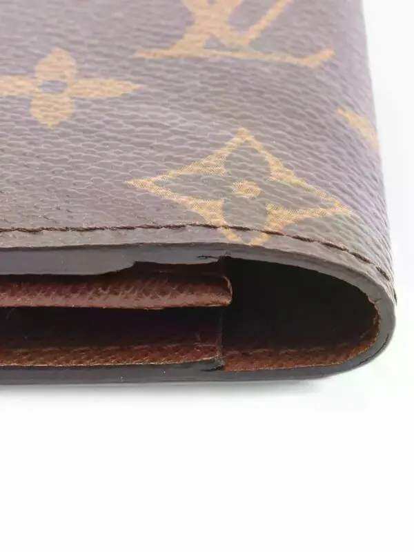 LOUIS VUITTON 2010 Columbus Monogram Bi-fold Long Wallet