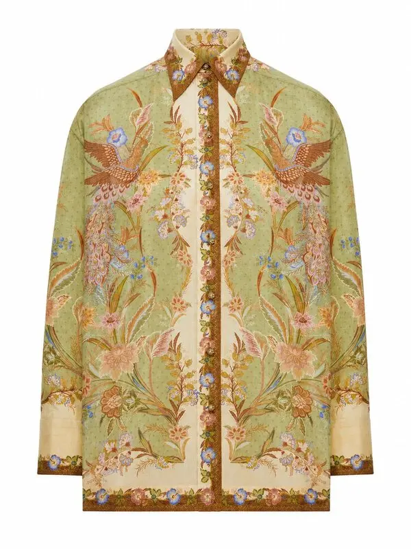 Zimmermann Indra Soft-fit Shirt - Multicolor