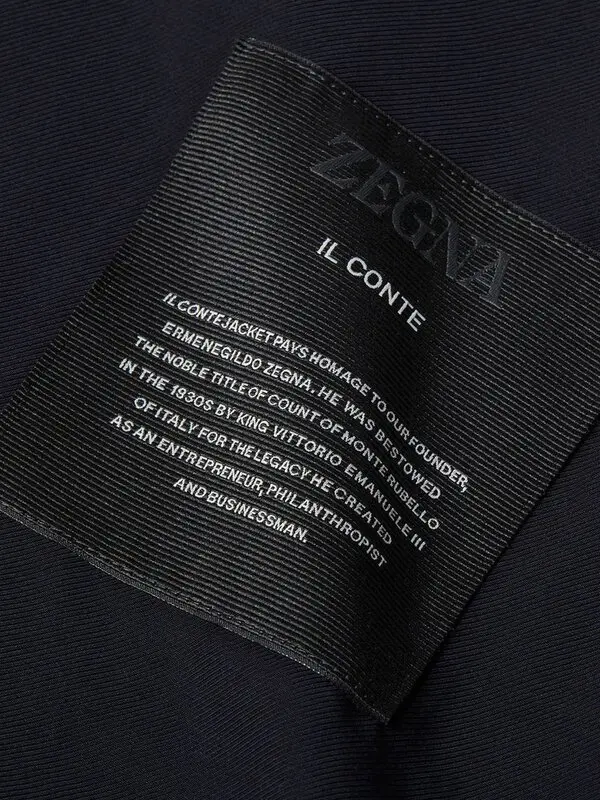 Zegna The Count Jacket In Cashmere Oasis