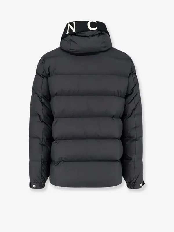 Moncler Orvelle Nylon Down Jacket With Rubberized Logo Detail