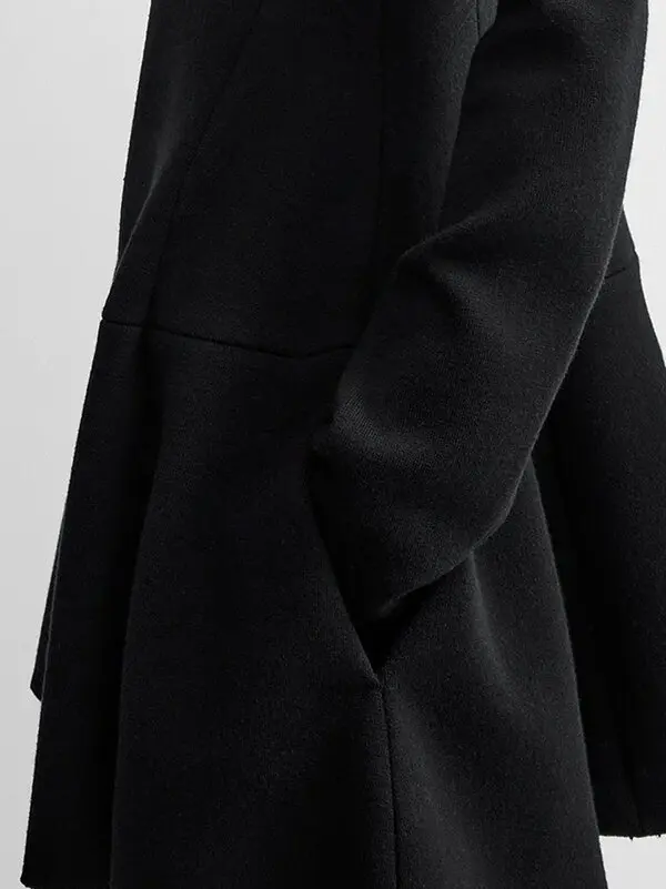 TOTEME Short Skater Dress In Wool Blend