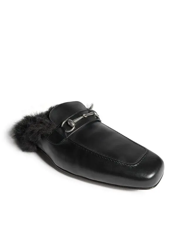 Gucci Horsebit Slippers - Black