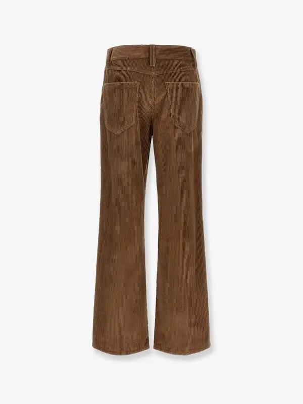 Brunello Cucinelli Corduroy Trousers With Monili Detail