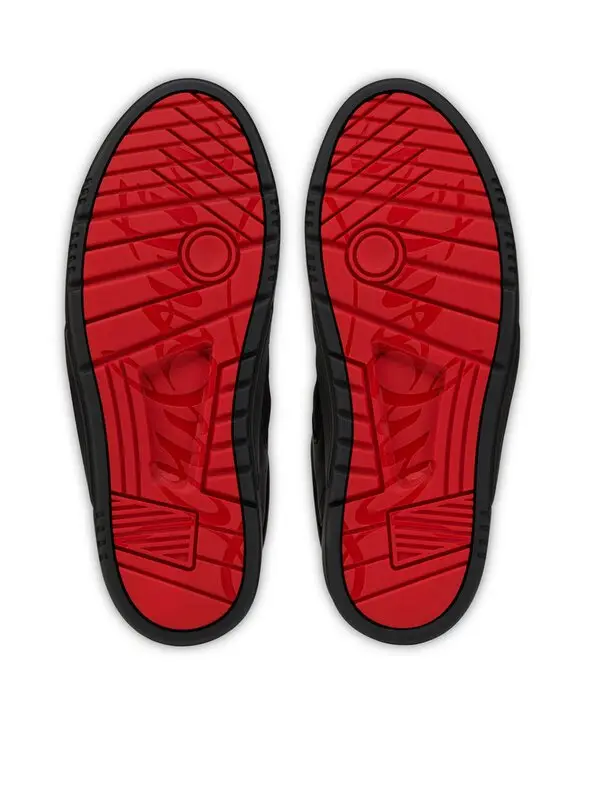 CHRISTIAN LOUBOUTIN Bsktball 1 Retro In Calf Suede