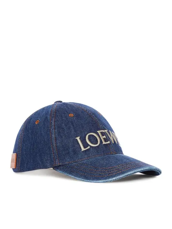 Loewe Cap In Denim