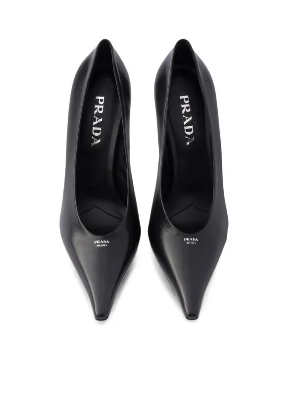 Prada Pointed Pump In Smooth Leather