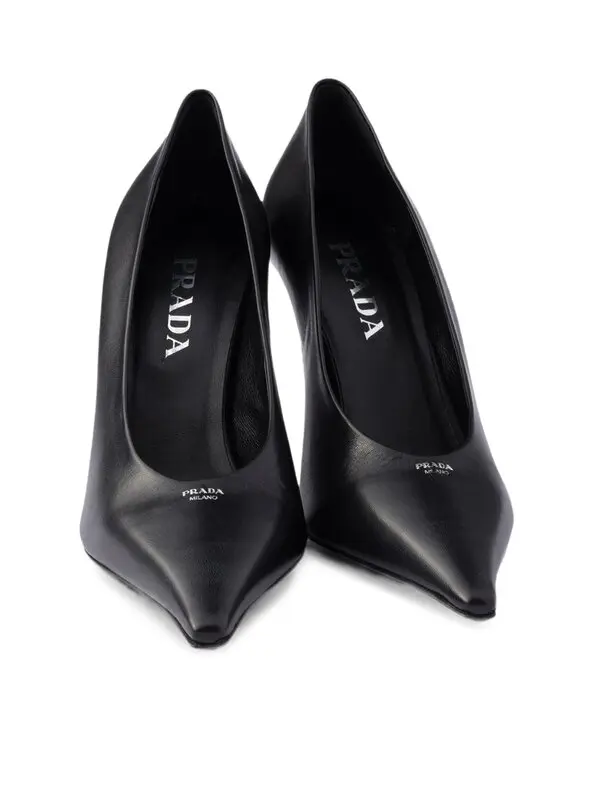Prada Pointed Pump In Smooth Leather