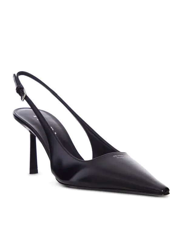 Prada Leather Slingback Pump