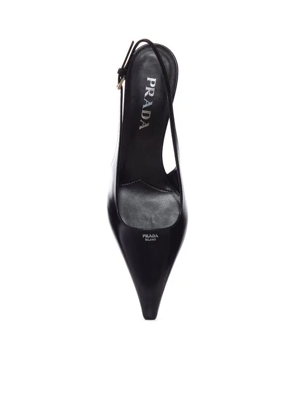 Prada Leather Slingback Pump