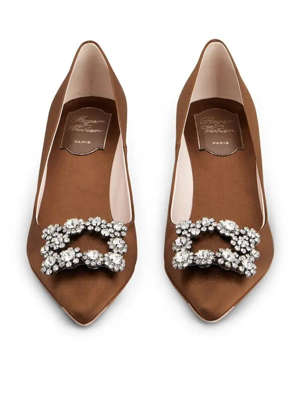 ROGER VIVIER Efflorescence Pumps In Satin