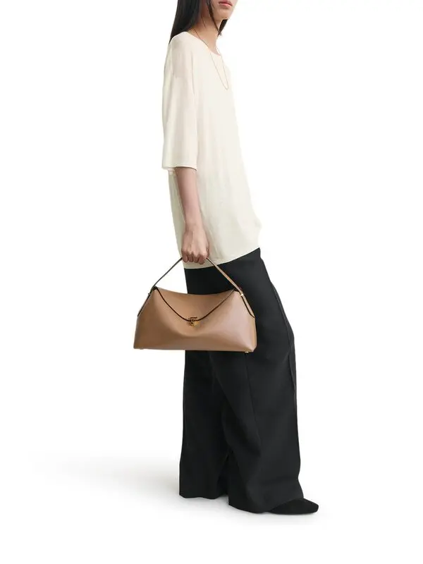 TOTEME T-lock Leather Handbag