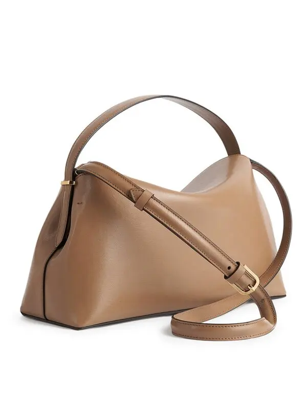 TOTEME T-lock Leather Handbag