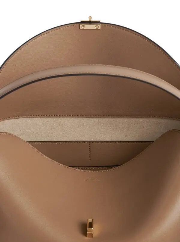 TOTEME T-lock Leather Handbag