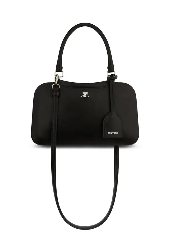 COURREGES Small Shadow Bag With A Leather-effect Finish