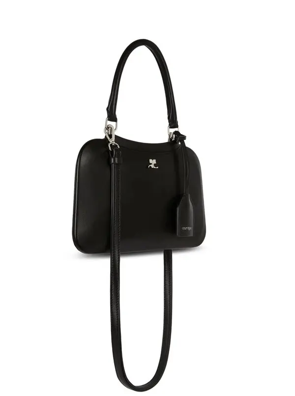COURREGES Small Shadow Bag With A Leather-effect Finish