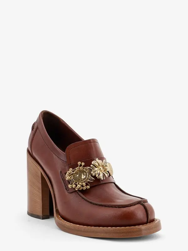 Dries Van Noten Leather Loafers With Hells