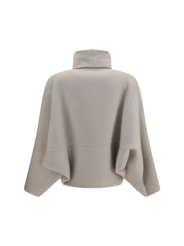 Brunello Cucinelli Double-faced Wool And Cashmere Jacket With Detachable Shearling Insert