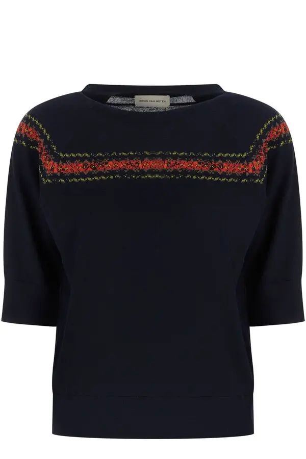Dries Van Noten Clothing Knitwear - Midnight Blue
