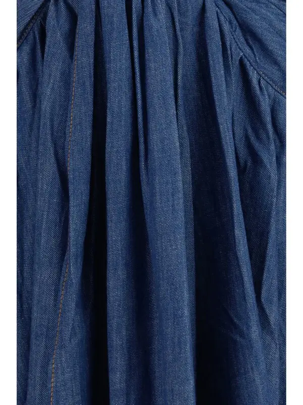 Zimmermann Echo Halterneck Denim Dress