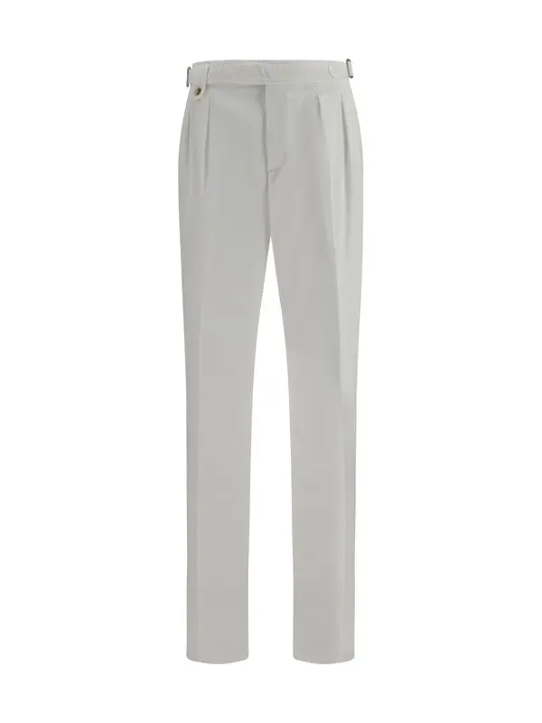 Brunello Cucinelli Corduroy Pants - White