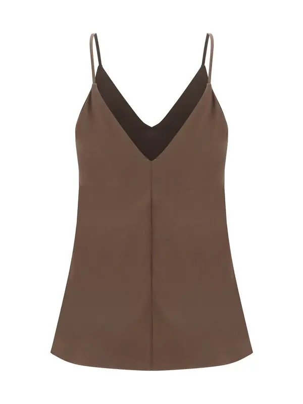 Brunello Cucinelli Stretch Silk Top
