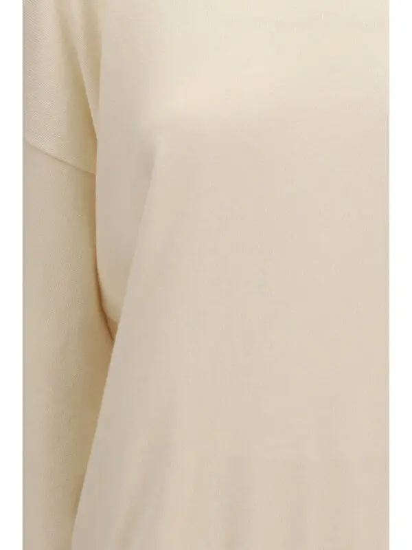 Brunello Cucinelli Cashmere Sweater With Monili Chain