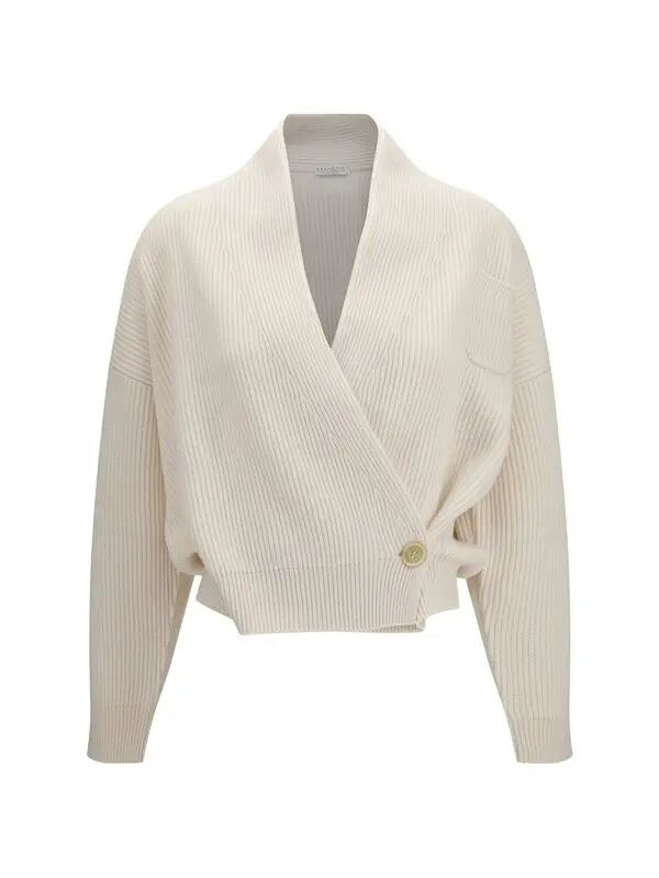 Brunello Cucinelli English Rib Cashmere Cardigan - Multicolor