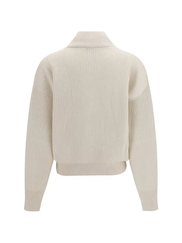 Brunello Cucinelli English Rib Cashmere Cardigan