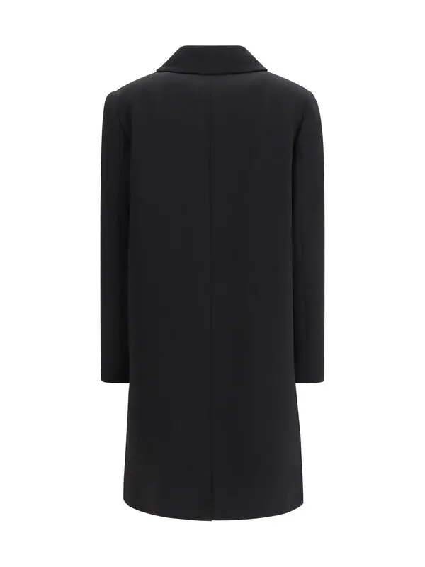 Max Mara Racconto Overcoat - Black