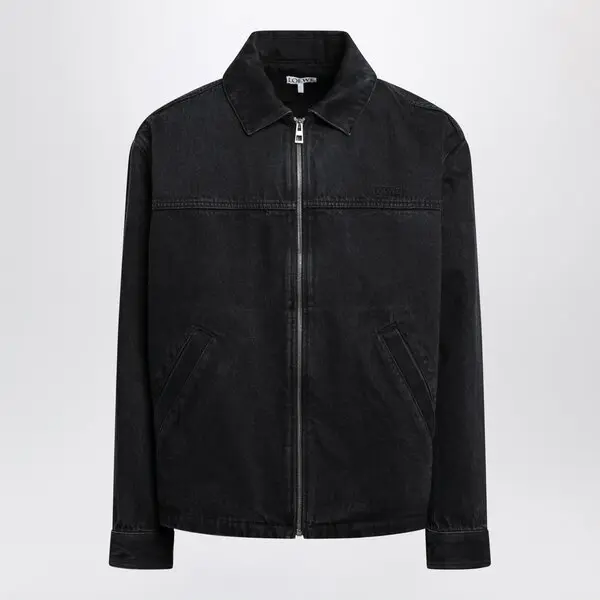 Loewe Zip-up Jacket In Denim
