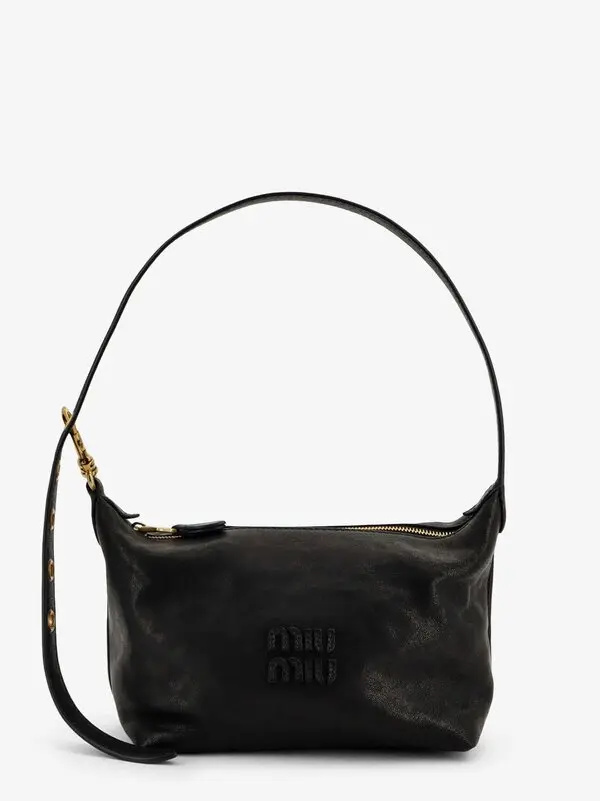 Miu Miu Nappa Aviator Leather Shoulder Bag