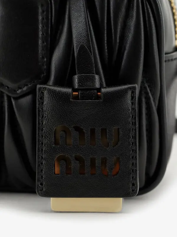 Miu Miu Arcadie Matelasse Leather Crossbody Bag