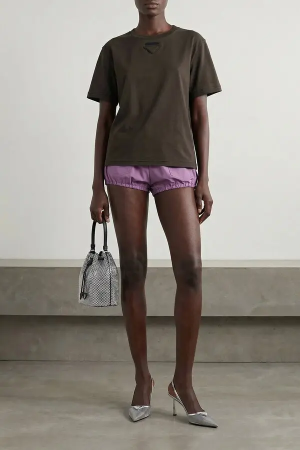 Prada Bucket Bag With All-over Crystals