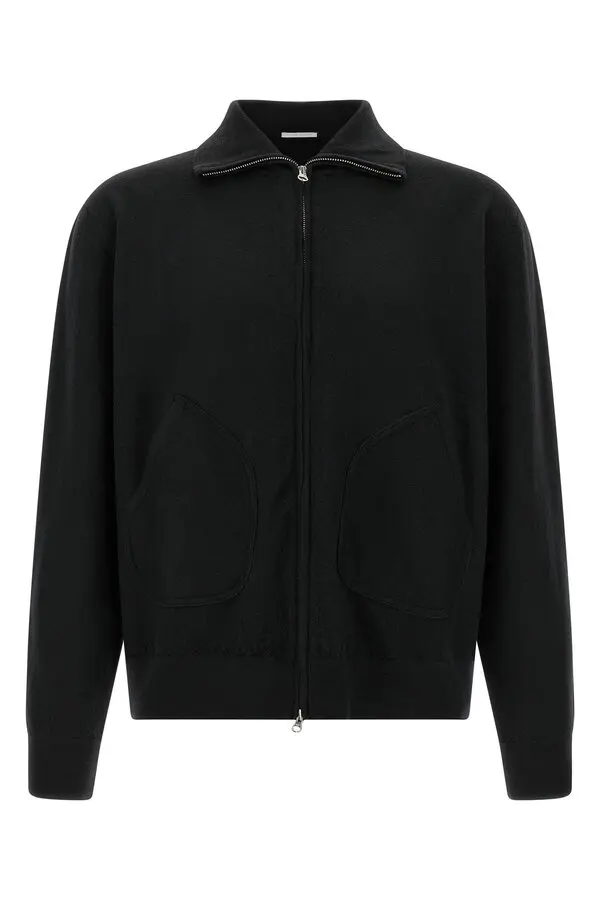 OLIVER LATTUGHI Merino Wool Zip Sweater