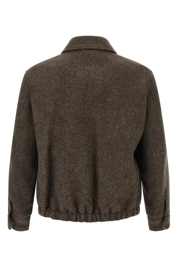 DUNST Mélange Wool Blouson Jacket