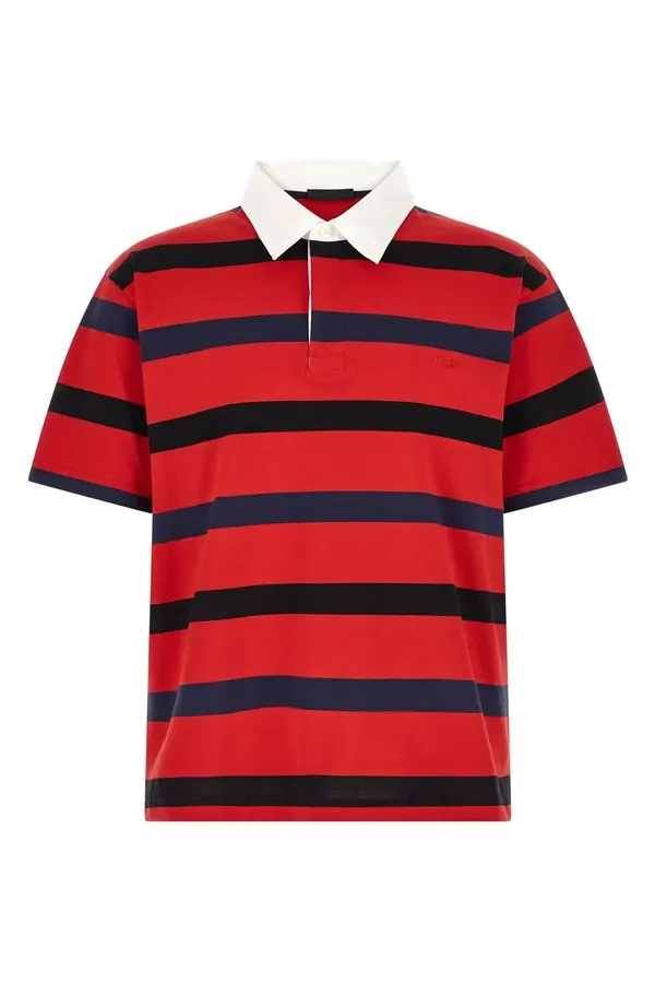 Prada Polo Shirt With Contrasting Collar