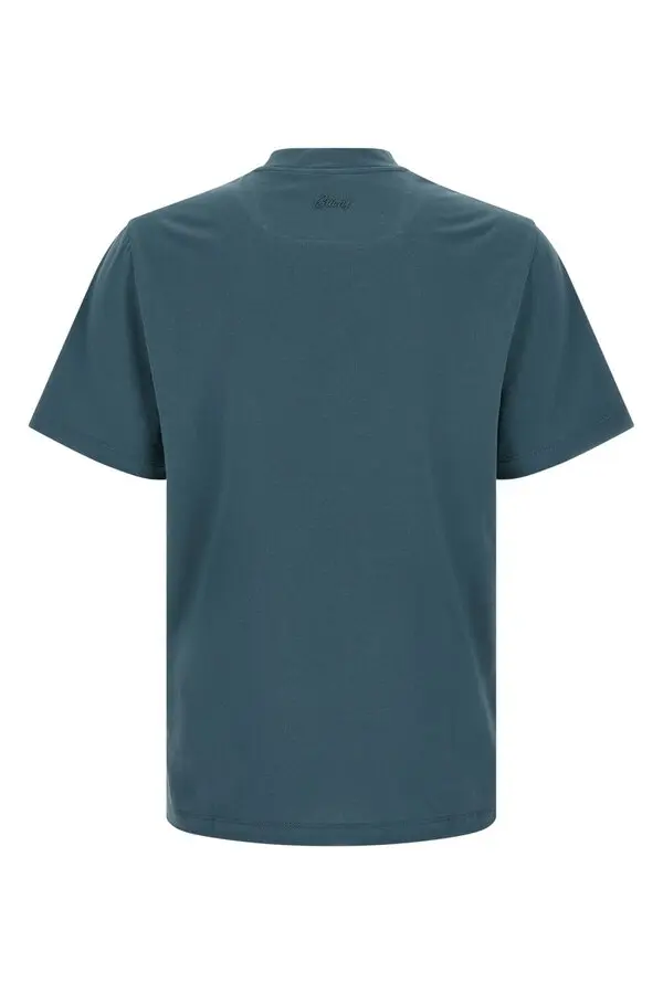 Brioni T-shirt Tonal Embroidered Logo