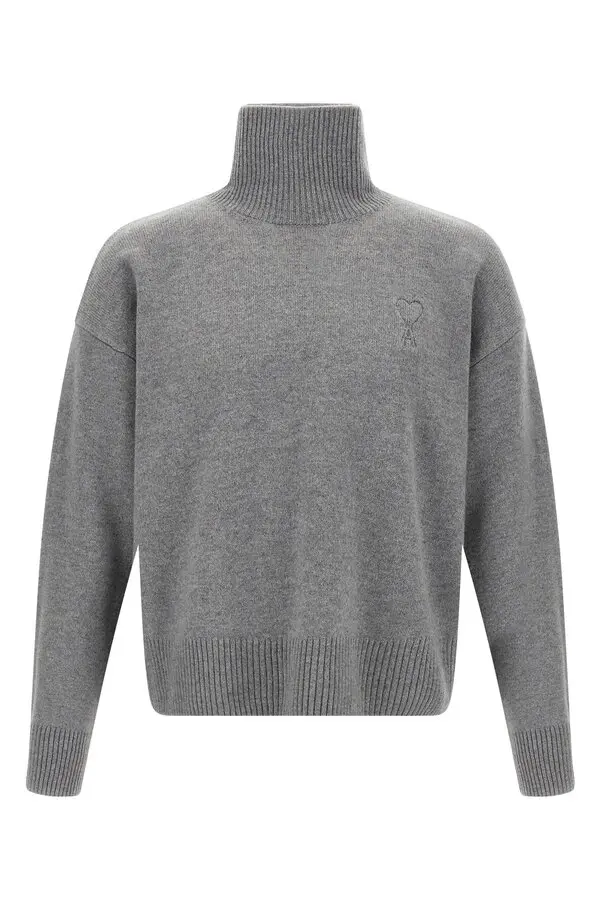 AMI Paris Funnel Neck Sweater