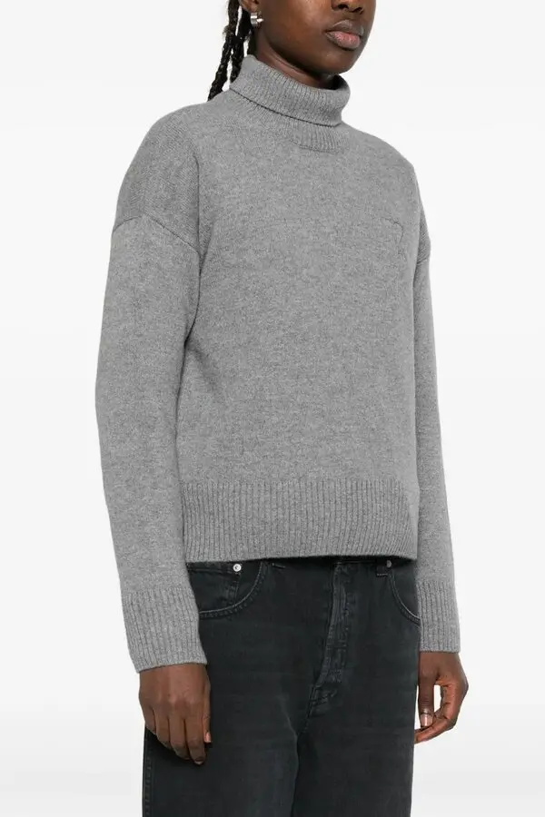 AMI Paris Funnel Neck Sweater